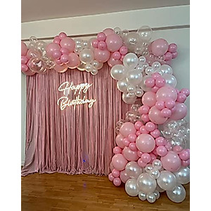 Bobo Balloons 20Inch Kit Tcwlyfc 50Pcs - Balloon Arch Kit, Clear Balloons Decor For Birthdays, Weddings, Baby Showers, Durable TPU - Party Decorations, Bulk Balloons, Bobo Balloons Set