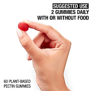 Neutrogena Clear Complexion Antioxidant Gummies with Zinc, Daily Skincare Supplement with Vitamin A, Vitamin C & Vitamin E for Clear, Healthy Skin + Probiotics, Strawberry Flavor, 60 ct