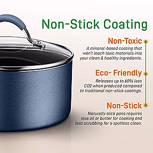 NutriChef Kitchenware Pots & Pans Set – High-qualified Basic Kitchen Cookware Set, Non-Stick (20-Piece Set)