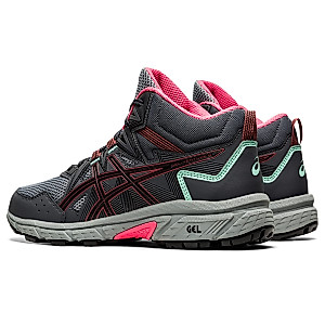 ASICS Women's Gel-Venture 8 Mid Top Running Shoes, 8, Carrier Grey/Dried Rose