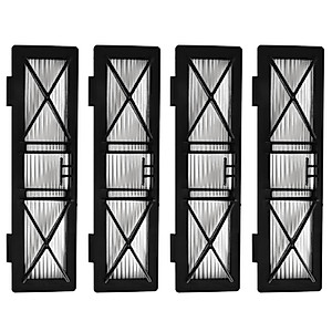 KingBra 4Pcs Replacement HEPA Filters Vacuum Cleaner Parts Compatible with Neato Botvac D & Connected Series D7 D80 D85 D3 D75 D5 70e 75 80 85