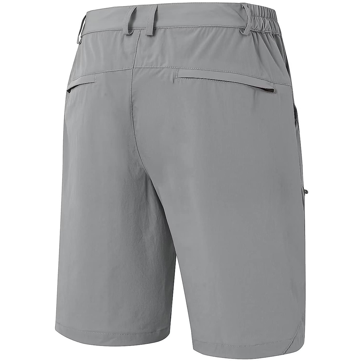 Men's Quick Dry Lightweight Stretch Cargo Hiking Shorts with 6 Pockets Lightgrey XX-Large