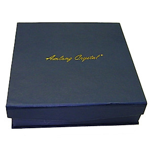 Amlong Crystal Large Square Crystal Ashtray with Gift Box, 6 x 6 inch (150mm X150mm), Clear