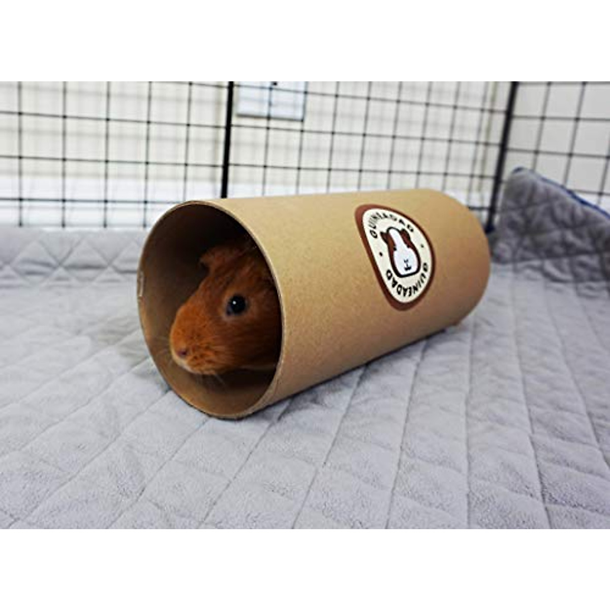 GuineaDad Liner | Guinea Pig Fleece Cage Liners | Guinea Pig Bedding | Extra Absorbent Bamboo | Waterproof Bottom (C&C 2x1, Grey)