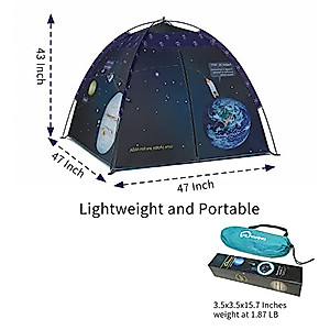 alprang Space World Play Tent Galaxy Dome Playhouse for Boys and Girls Imaginative Play-Astronaut Space for Kids Indoor and Outdoor Fun, Perfect Kid’s Gift- 47" x 47" x 43"