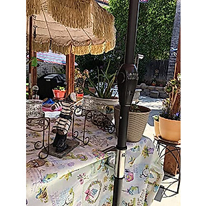 Upgrade Umbrella Clamp Stand Holder Heavy Duty Bench Buddy Patio Umbrella Fixed Clip Beach Fishing Umbrella Mount Chair Clamp