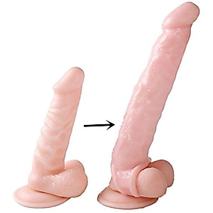 New 12in Soft R2695 Big Texture Sleeve Extender Sheath for Men Male Enhancement Extension Sleeve Fleshy Color R2695 (12IN Fleshy) (12IN Fleshy)