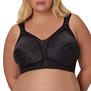 Playtex Women's 18 Hour Ultimate Shoulder Comfort Wireless Bra US4693, Black, 38DD
