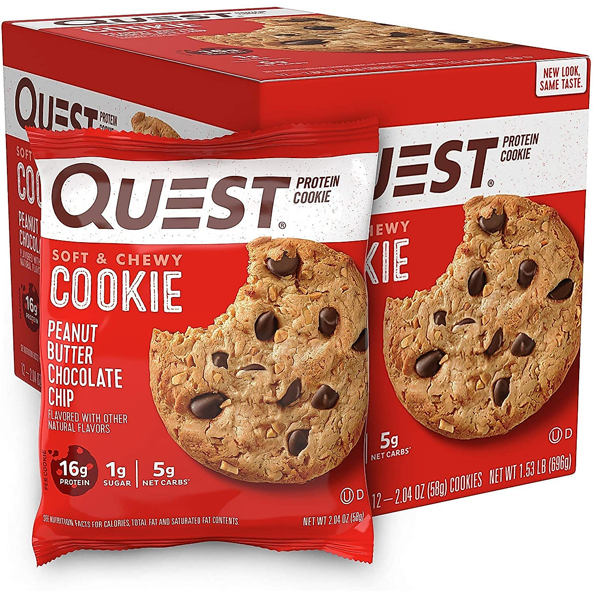Quest Nutrition Protein Treats Bundle - Peanut Butter Cups, Cookies, and More (12 + 12 + 12 Count)