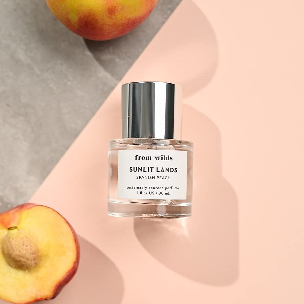 FROM WILDS Sunlit Lands Eau de Parfum Spray - Sustainably Sourced Fragrance From Spain - Clean & Cruelty-Free | 1 fl oz