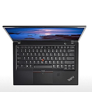 Lenovo ThinkPad X1 Carbon 5th 14" FHD Laptop, Intel Core i7-6600U 2.6GHz Up to 3.4GHz, 8GB RAM, 256GB SSD, Webcam, Backlit Keyboard, Fingerprint, Windows 10 Pro (Renewed)