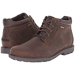 Rockport mens Storm Surge Water Proof Plain Toe chukka boots, Tan, 9.5 US
