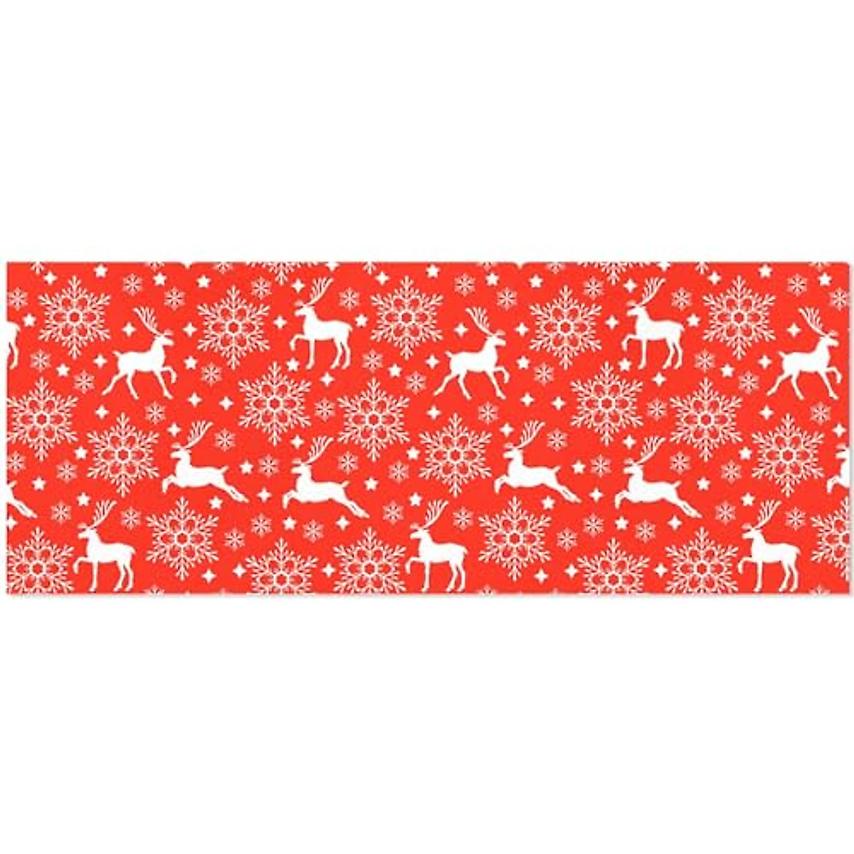 OTVEE 3 Rolls Birthday Wrapping Paper Roll - Christmas Deer and Snowflakes Design Gift Wrapping Paper for Christmas, Bridal, Holiday, Party, Baby Shower - 58 x 22.8 inch