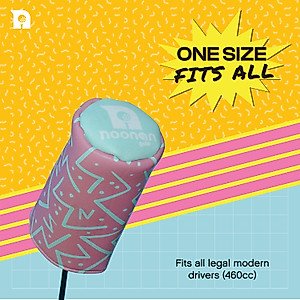 Noonan Golf Driver Headcover - Premium Golf Club Cover - Fleece Lined & Water Resistant - Fun, Creative & Unique Headcover Designs (Bodacious Baysider)