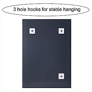 Chende 2 Packs Rectangle Bathroom Mirror with Beveled Edge, 18" x 24" Frameless Vanity Mirror for Bedroom, Entryways, Washrooms, Living Rooms, Modern Wall Mirror