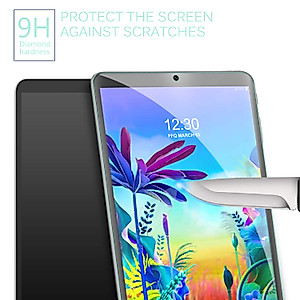 Gylint LG G Pad 5 10.1 Screen Protector Glass - Tempered Glass 9H Hardness Scratch Resistant Bubble Free Tempered Glass Screen Protector for LG G Pad 5 10.1 Inches Tablet 2019, Model:LM-T600L, T600L