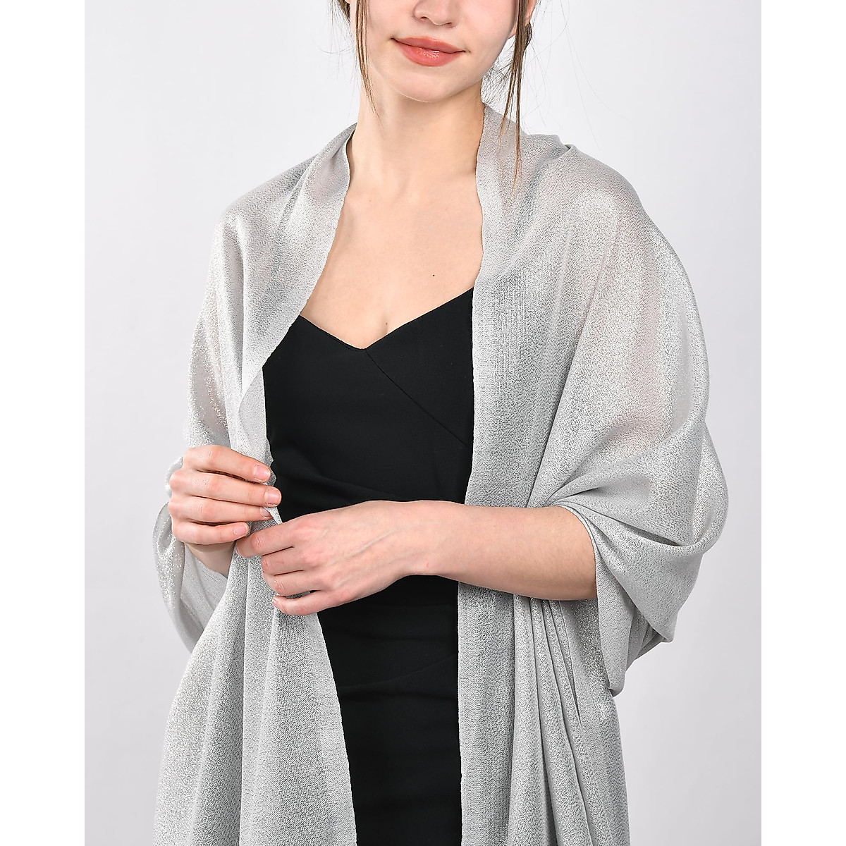 FURTALK Womens Sparkling Shawls and Wraps For Evening Party Bridal Wedding Formal Dresses