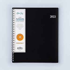 Blue Sky 2023 Monthly Planner, January - December, 8" x 10", Flexible Cover, Wirebound, Enterprise (142096)