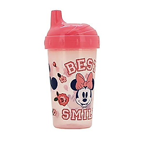 Cudlie Disney Baby Girl 2 Pack 10 Oz Hard Spout Sippy Cup for Toddler, Best Smile
