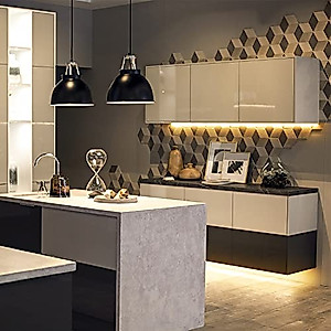 Led Light Strips, 11.4FT*2 Led Tape Light, Under Cabinet Light with Adjustable Brightness, 120*2pcs LED Lamp Beads Bring Super Bright Warm White Light, for Kitchen, Shelf, Bedroom, Stair(2 packs)