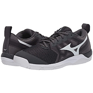 Mizuno Wave Supersonic 2 Womens Volleyball Shoe, Black-Charcoal, 9