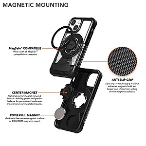 Rokform - iPhone 13 Mini Crystal Case + Universal Bike Phone Mount