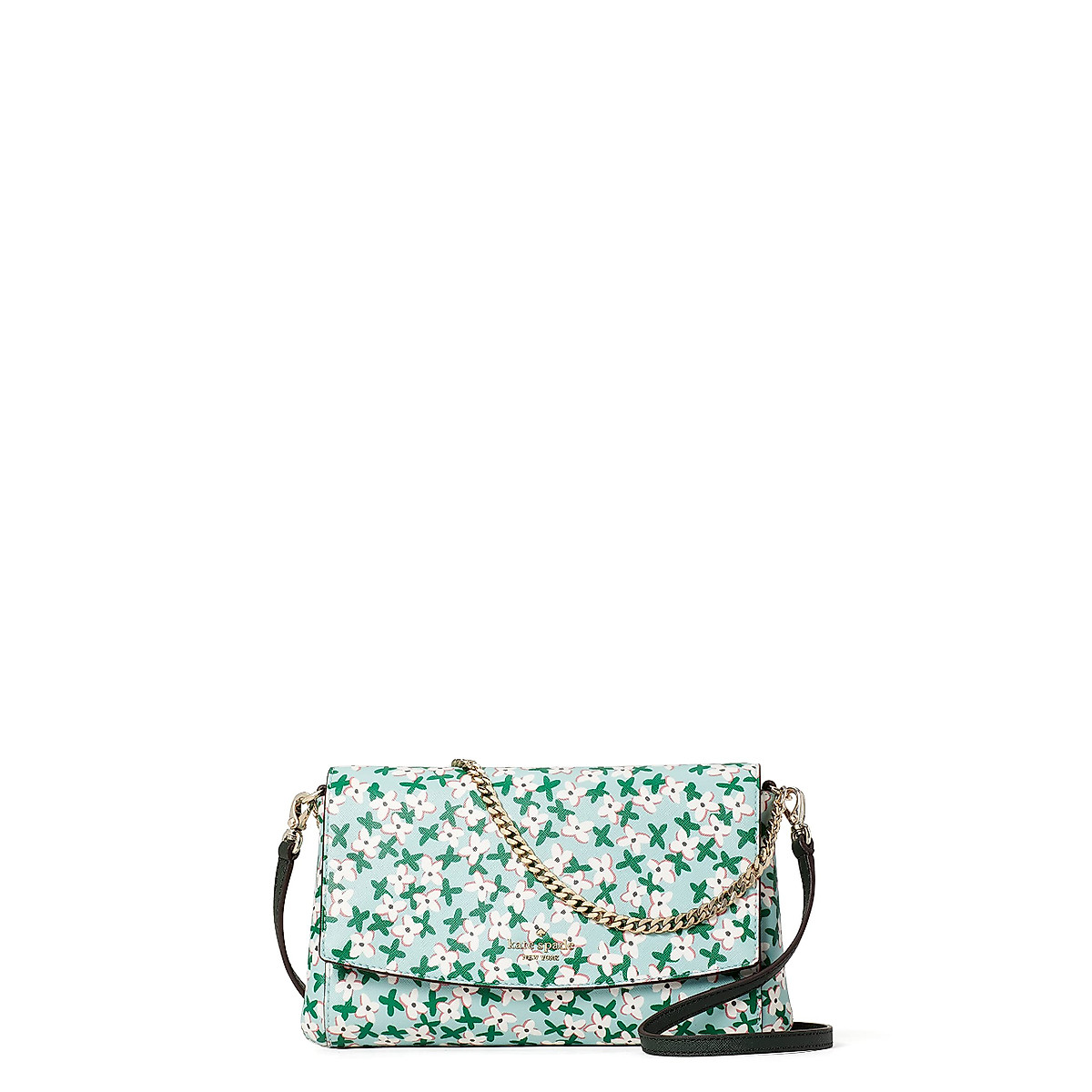Kate Spade Laurel Way Greer Crossbody Bag Purse Handbag, APHRODITE GREEN MULTI