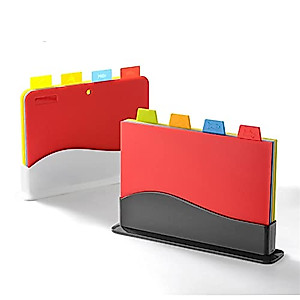 GULRUH Wood Cutting Boards for Kitchen, Plastic Cutting Board Foods Classification Boards Outdoors Camping Vegetable Fruits Meats Bread Chopping Blocks Charcuterie