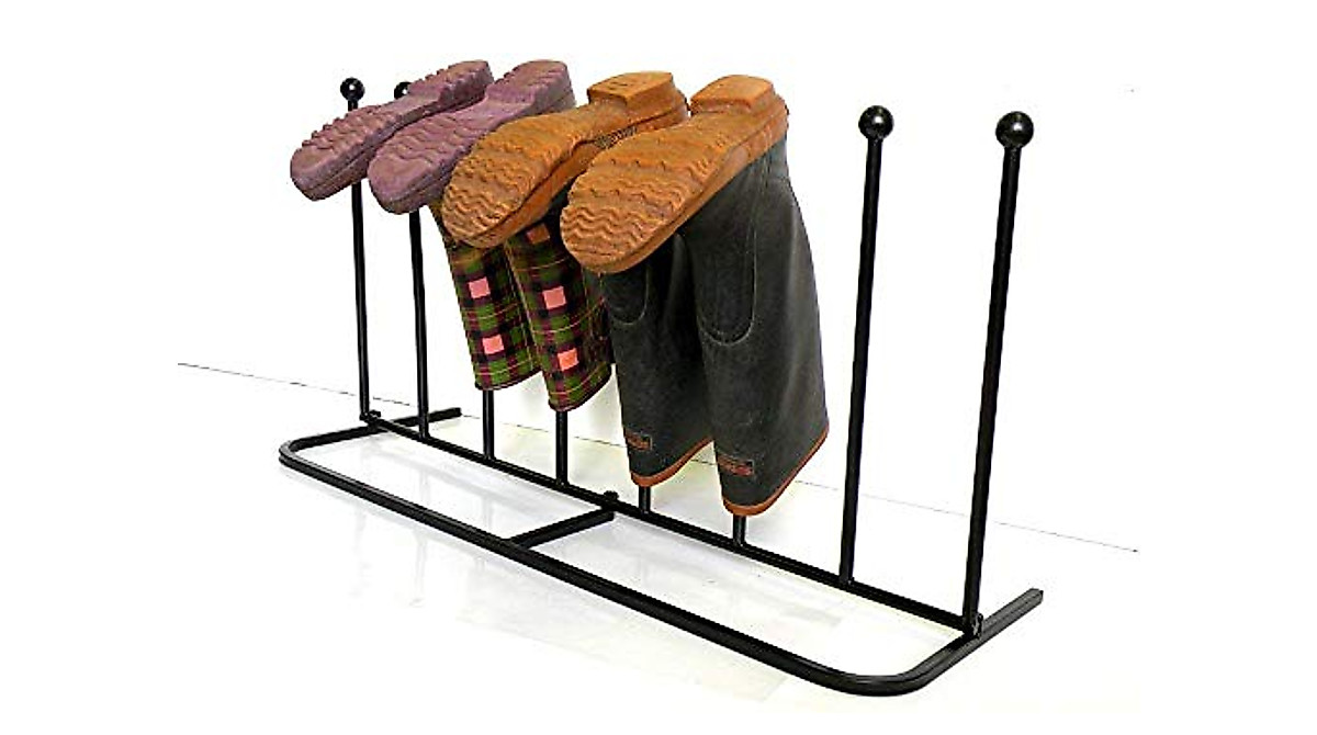 4-Pair Boot Organizer, Boot Rack For Everybody Boots Closet Entryway ...