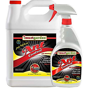 I Must Garden Ant Control - Kills & Repels - Pet & People Safe - Fast-Acting Natural Ant Repellent Spray for Indoor & Outdoor Use - 32oz Spray