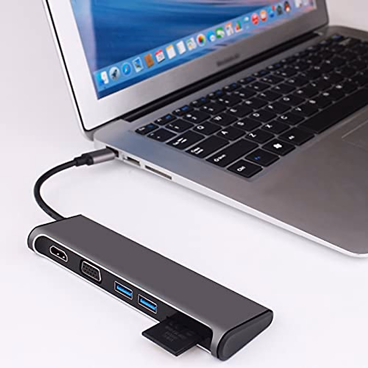 SHYPT Docking Station Expansion Notebook Type-C Docking Station Expands USB Adapter Mobile Phone Converter