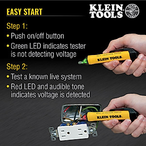 Klein Tools 69149P Electrical Test Kit with Digital Multimeter, Noncontact Voltage Tester and Electrical Outlet Tester, Leads and Batteries