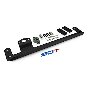 STREET DIRT TRACK Steering Stabilizer Gearbox Brace - Heavy Duty Steel Steering Gearbox Sector Shaft Brace Kit Fits 2003-2008 Dodge Ram 2500 3500 4WD