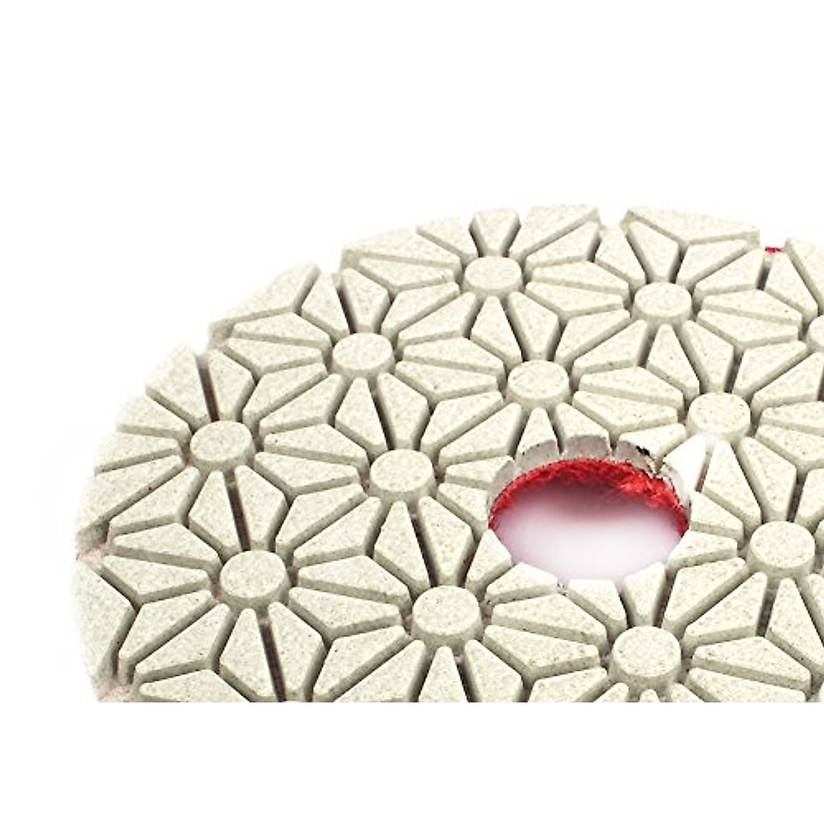Z-LION 4" Inch Wet 3 Step Diamond Polishing Pad Abrasive Disc for Granit Marble Concrete Flexible Grinding