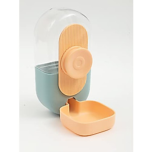 Kenond 35oz Hanging Automatic Pet Food Water Dispenser, Auto Gravity Pet Feeder and Waterer Set, Cage Cat Food Bowl Dog Feeding Station for Puppy and Kitten Rabbit Chinchilla Hedgehog Ferret