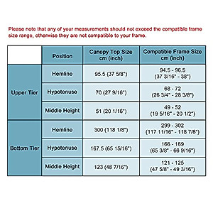 Yescom 10'x10' Water Resistant Canopy Top Replacement for Arrow Gazebo Dual Tier Beige Outdoor Garden Yard Patio Cover