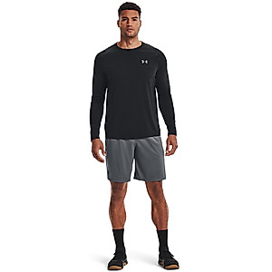 Under Armour Men's Tech Mesh Shorts , Pitch Gray (012)/Black, Large