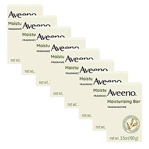 Aveeno Gentle Moisturizing Face Cleansing Bar, Daily Facial Cleanser Bar with Nourishing Oat for Dry Skin, Gently Cleanses & Soothes Skin, Non-Comedogenic & Fragrance-Free, 3.5 oz