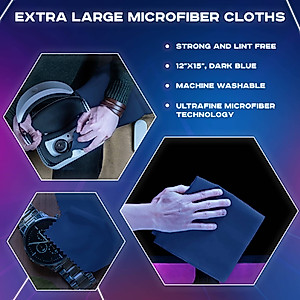 UltraVue VR Cleaning Kit and Anti-Fog Treatment - Includes VR Cleaner Gel Sprays, Microfiber Cloths, Anti Fog Drop Treatments, Brush and Air Bladder with Precision Nozzle