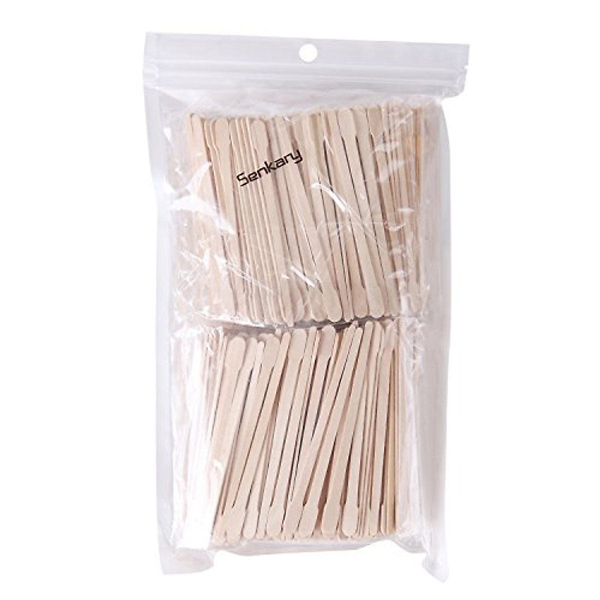 Senkary 600 Pieces Small Waxing Sticks Wood Wax Sticks Craft Applicator Sticks for Hair Eyebrow Nose Removal