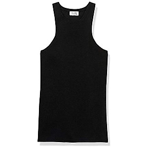 The Drop Women's @lucyswhims Sleeveless Halter Crewneck Sweater Tank, Black, XS