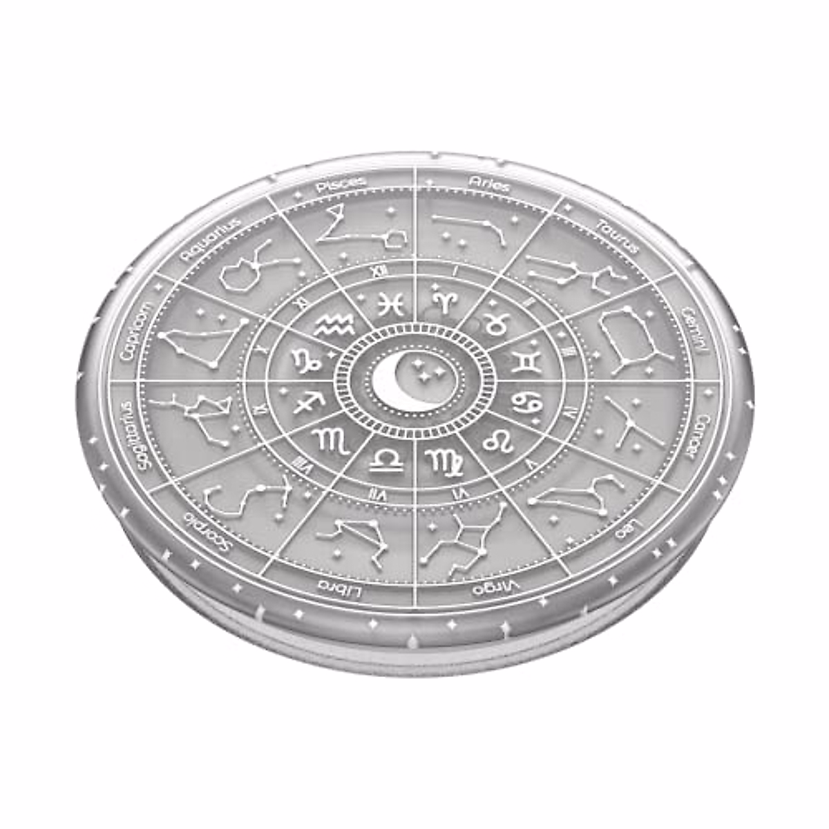 PopSockets Plant-Based Phone Grip with Expanding Kickstand, Eco-Friendly PopSockets for Phone - Translucent Star Signs