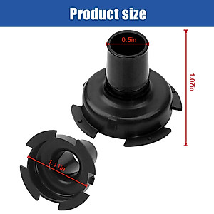 MIYOLO 4223 Drain Spud for Aprilaire 600, 600A, 600M,500, 500A, 500M, 550, 560 Humidifier Parts Humidifier 500 Replacement (2 PCS)