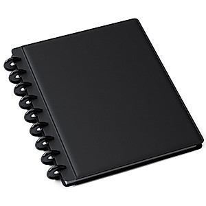 Discbound Lined 120 GSM Refill Paper, 200 Sheets (400 Pages), 9 Disc Pre-Punched Happy Planner Inserts, Loose Leaf, White, 7 inch x 9.25 Inch