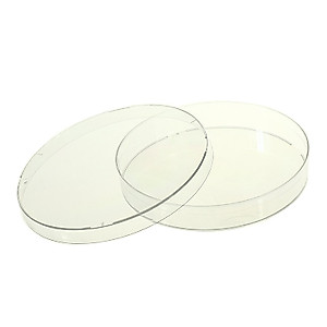 Nest Scientific 753001 Polystyrene Petri Dish, Semi-Stackable, Sterile, 100 mm x 15 mm, 20 per Bag, 500 per Case (Pack of 500)