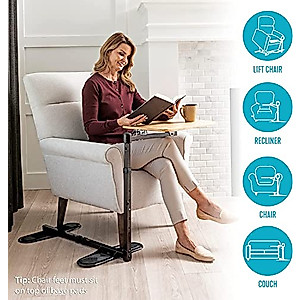 Able Life Universal Swivel TV Tray Table, Portable Laptop Desk, Adjustable Couch Desk for Computers