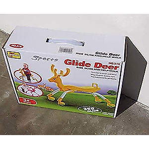 Voyage Sports Toddler Balance Bike for 1+ Year Olds, Ride On Toys for Preschool Kids, Baby Walker for Toddler Girls and Boys Ages 1-3 Years, Learning Walker, First Birthday Gifts (Orange Reindeer)