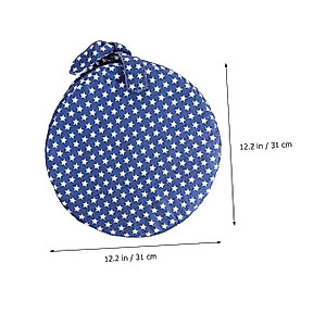 Toddmomy 2 Pcs Height Increasing Seat Cushion Mat Cotton Fabric (Filler: High-Density Sponge) Baby Washable