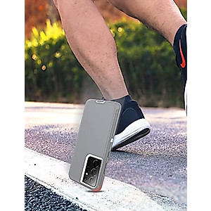 MXX Case Compatible with Galaxy S21 Ultra, 3-Layer Super Full Heavy Duty Body Bumper Cover/Shock Protection/Dust Proof, Designed for Samsung Galaxy S21 Ultra 5g (6.8 Inch) 2021 - (Gray/White)