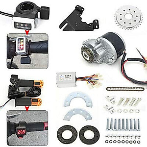 Electric Drive Bike Conversion Kit Thumb Kit Twist Kit Mountain Bike Conversion Custom 24V 36V 250W 350W E-Bicycle Kit E-Bike Motor Set Homemade DIY Electrci Bicycle (350W 36V Thumb Kit)